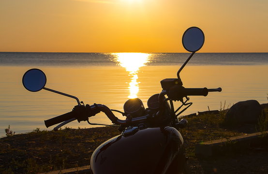 Motorcycle Sunrise