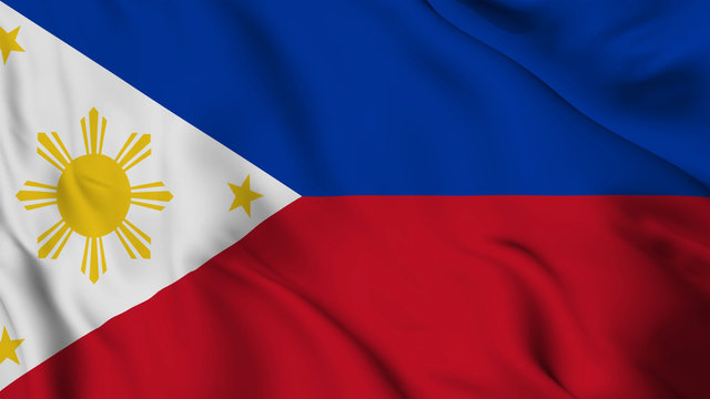 Philippine Flag High Resolution Waving
