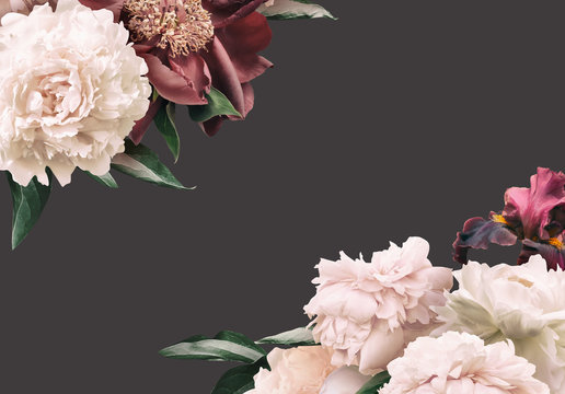 Maroon Flower Border Images – Browse 1,579 Stock Photos, Vectors, and ...