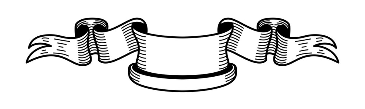 Vintage Ribbon Banner Clip Art