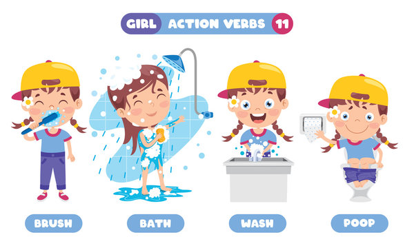 Action Verb Clipart