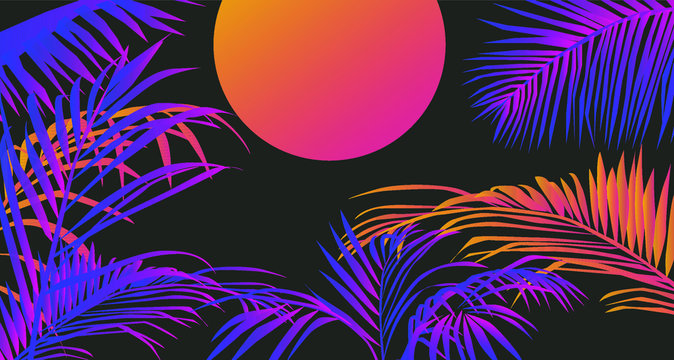 80s Theme Background