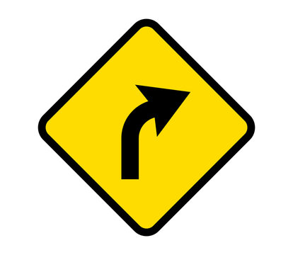 "Right Curve Sign" Images – Browse 163 Stock Photos, Vectors, and Video ...