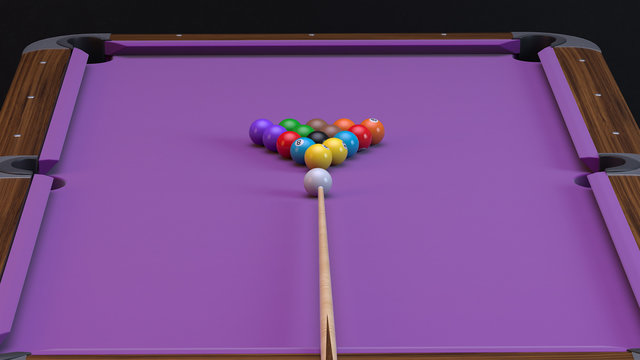 Pool Table Felt Purple