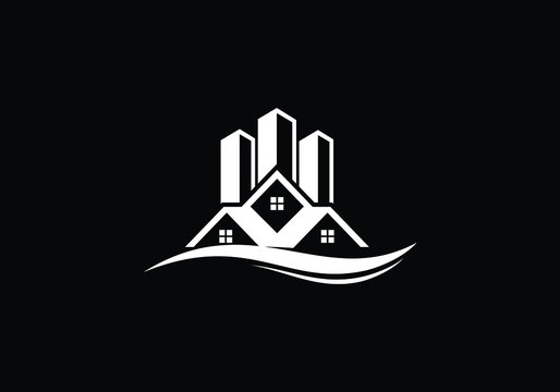 Black Building Logo