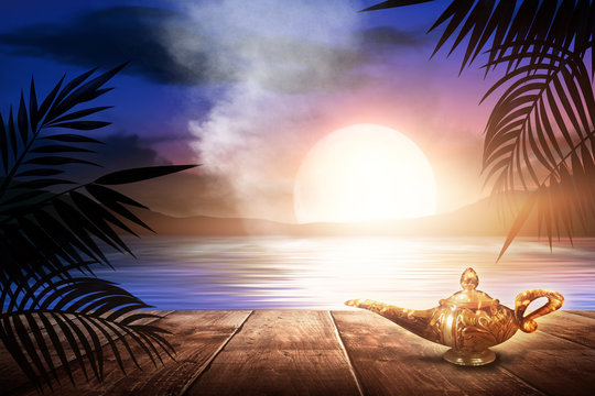 Aladdin Desert Background