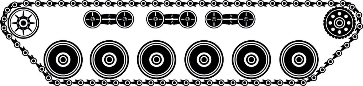 Tank Tracks Clipart