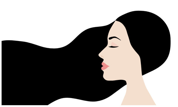 Side Profile Face Vector