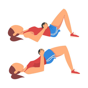Workout Vector Hip Bridge Images – Browse 102 Stock Photos, Vectors ...