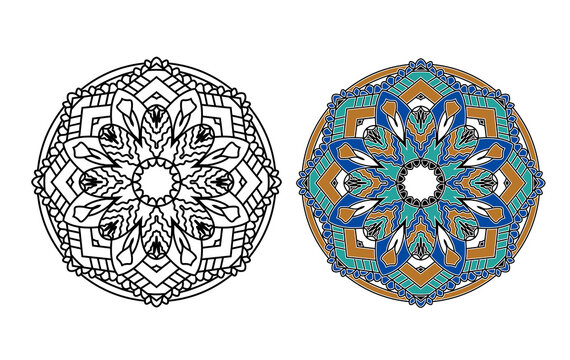 "Template Mandala" Images – Browse 2,525 Stock Photos, Vectors, and ...