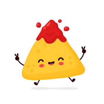 Cartoon Tortilla Chips