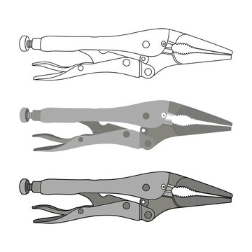 Vise Grip Drawing