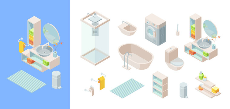 Isometric Bathroom Images – Browse 20,772 Stock Photos, Vectors, and ...