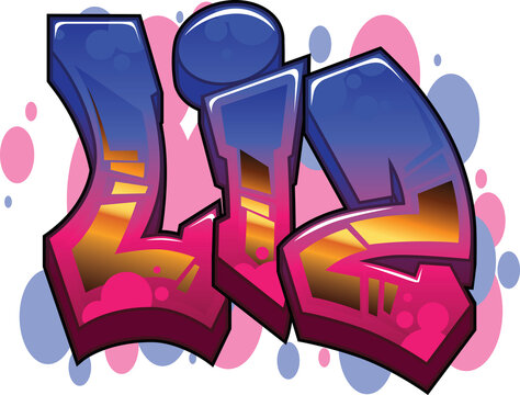 Elizabeth Name Graffiti