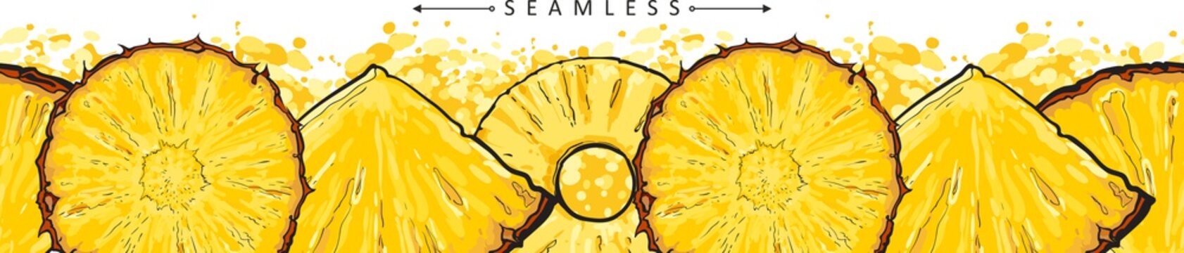 Pineapple Border Images – Browse 4,762 Stock Photos, Vectors, and Video ...