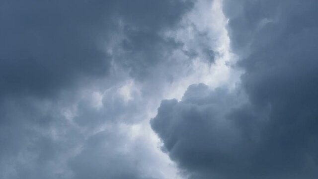 Rain Falling From Clouds