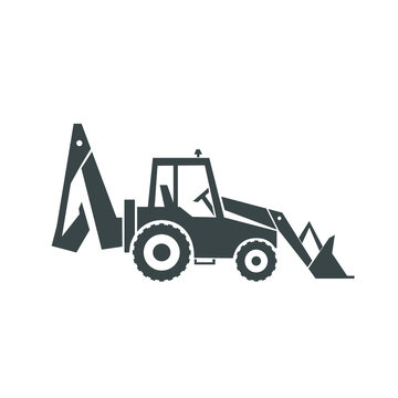 Backhoe Loader Icon Images – Browse 390 Stock Photos, Vectors, and ...