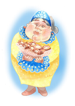 Candyland Characters Grandma Nut