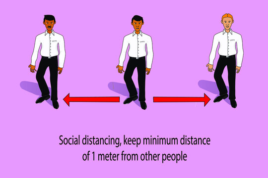 Social Distancing 1 Meter Vector Images – Browse 2,718 Stock Photos ...