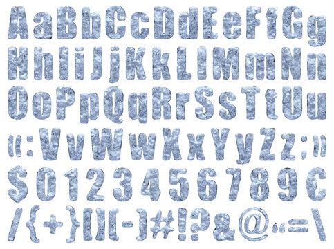 Melting Ice Font