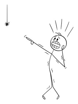 Scared Stick Person Clip Art