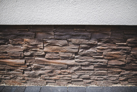 stone elevation design for house