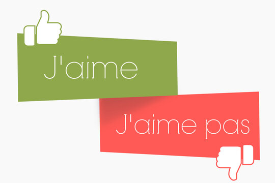 "J'aime Pas" Images – Browse 109 Stock Photos, Vectors, and Video ...
