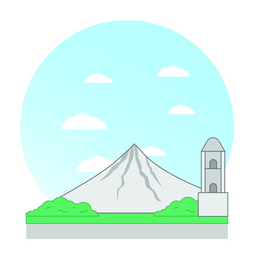 Mayon Volcano Clipart
