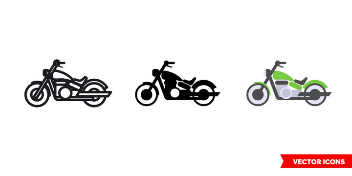 Motorcycle Icon Vector