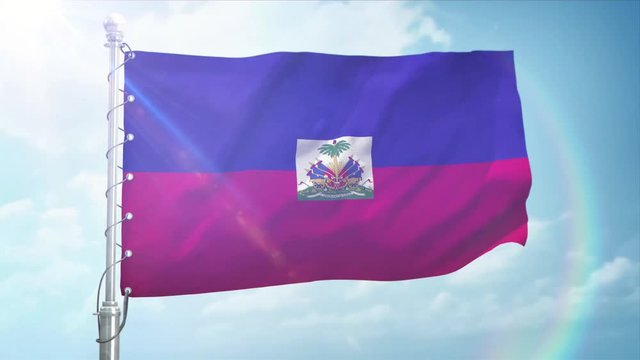Haitian Flag Animation