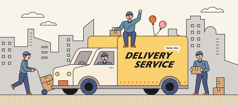 Delivery Driver Cartoon Images – Browse 11,771 Stock Photos, Vectors ...
