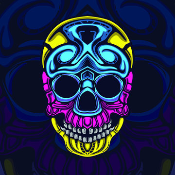 "Skull Face" Images – Browse 1,610 Stock Photos, Vectors, and Video ...