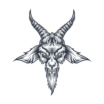Satanic Goat Drawing
