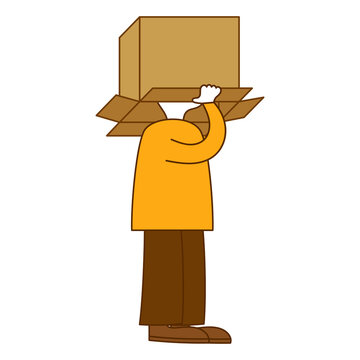 Cardboard Box On Head Images – Browse 13,127 Stock Photos, Vectors, and ...