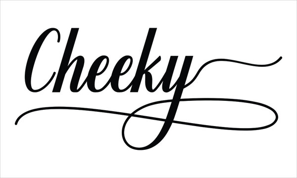 The Word Cheeky