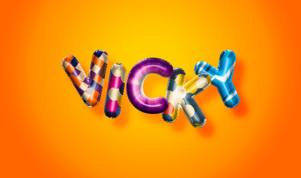 Vicky Name Animation