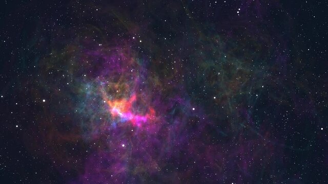 Animated Nebula Screensaver