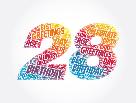 Happy-28Th-Birthday Images – Browse 19 Stock Photos, Vectors, and Video ...