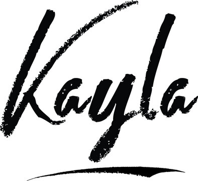 The Name Kayla In Cursive