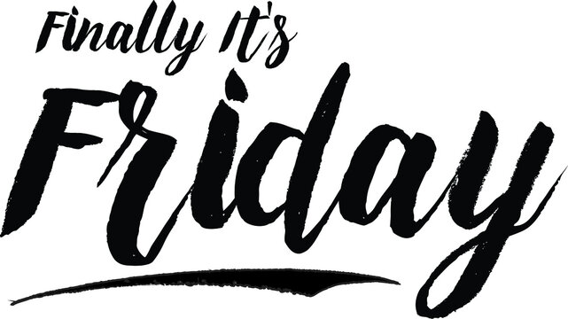 Finally Friday Clipart