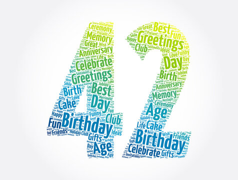 Happy-42Nd-Birthday Images – Browse 21 Stock Photos, Vectors, and Video ...