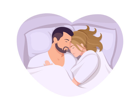 Couple Sleeping Cartoon Images – Browse 3,690 Stock Photos, Vectors ...