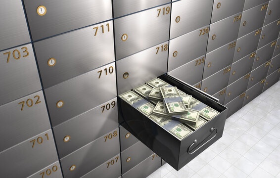 Vault Filled With Money
