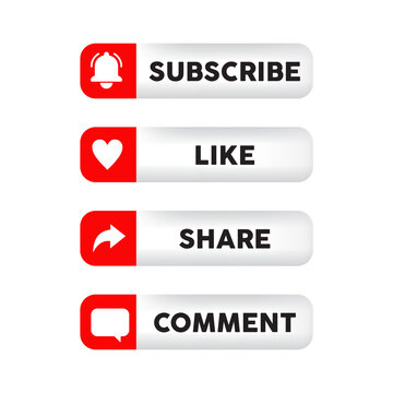 Like Share And Subscribe Images – Browse 5,570 Stock Photos, Vectors ...