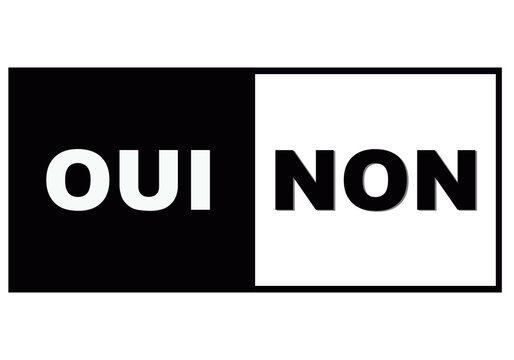 "Oui Non" Images – Browse 29 Stock Photos, Vectors, and Video | Adobe Stock