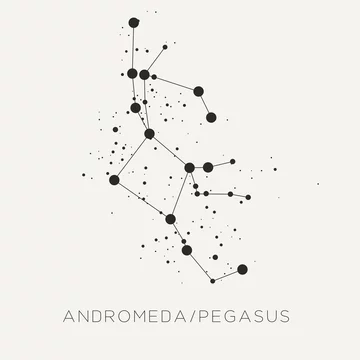 Andromeda Constellation Drawing