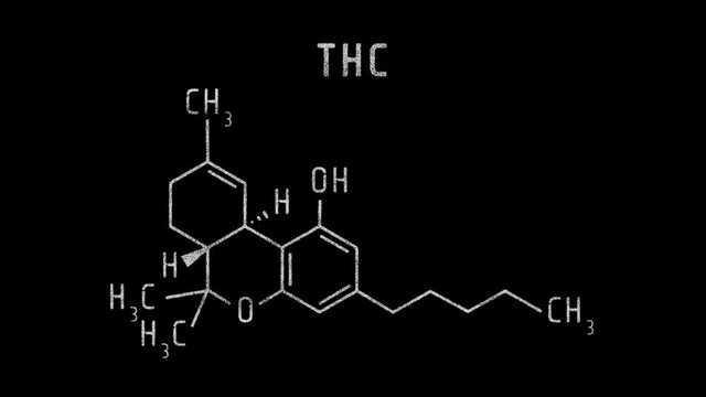 Thc Molecule Wallpaper