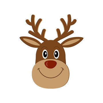 Rudolph Head Clipart