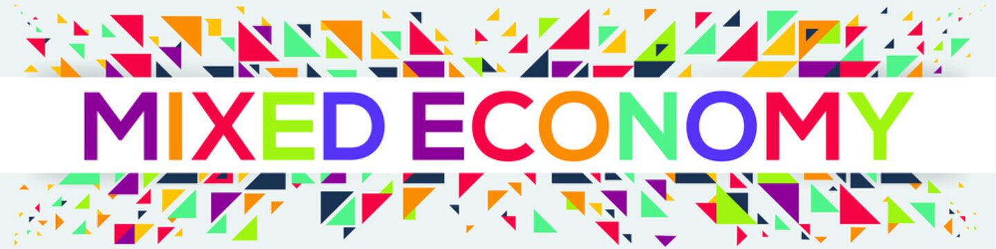 Pictures Representing Mixed Economy