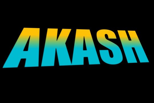 Akash Name 3d Wallpaper